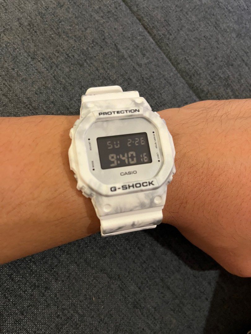 CASIO G-SHOCK WATCH SNOW CAMO ORIGINS DW-5600GC-7DR, Luxury, Watches on ...