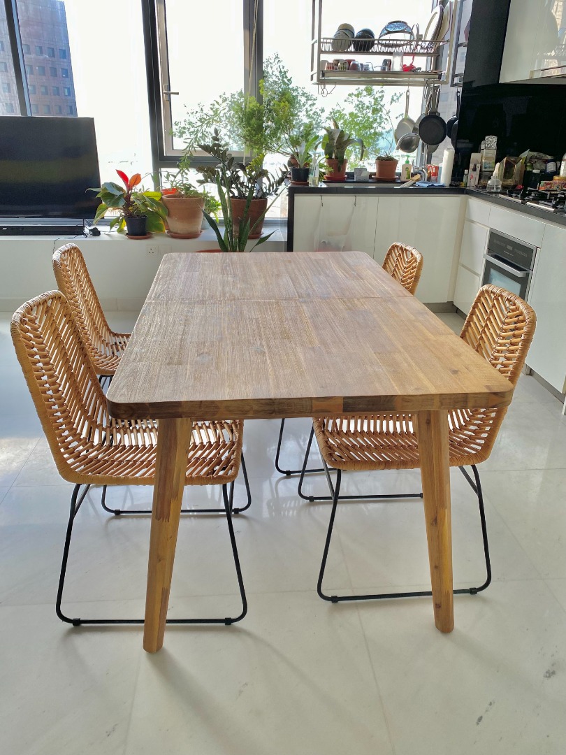 Castlery Seb Extendable Dining table set and Seb TV Console for sale ...