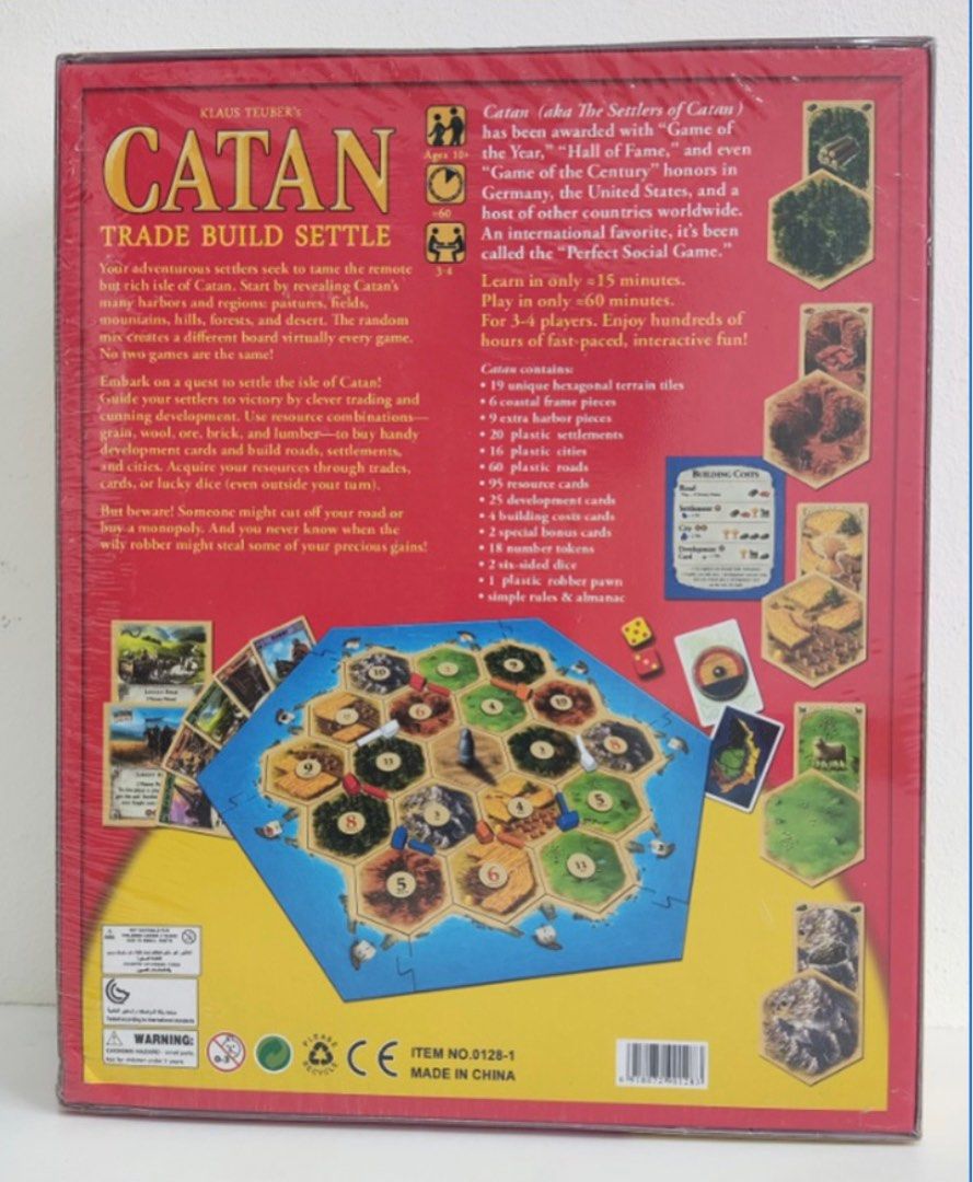 CATAN Basic + Seafarers Expansion, Hobbies & Toys, Toys & Games on ...