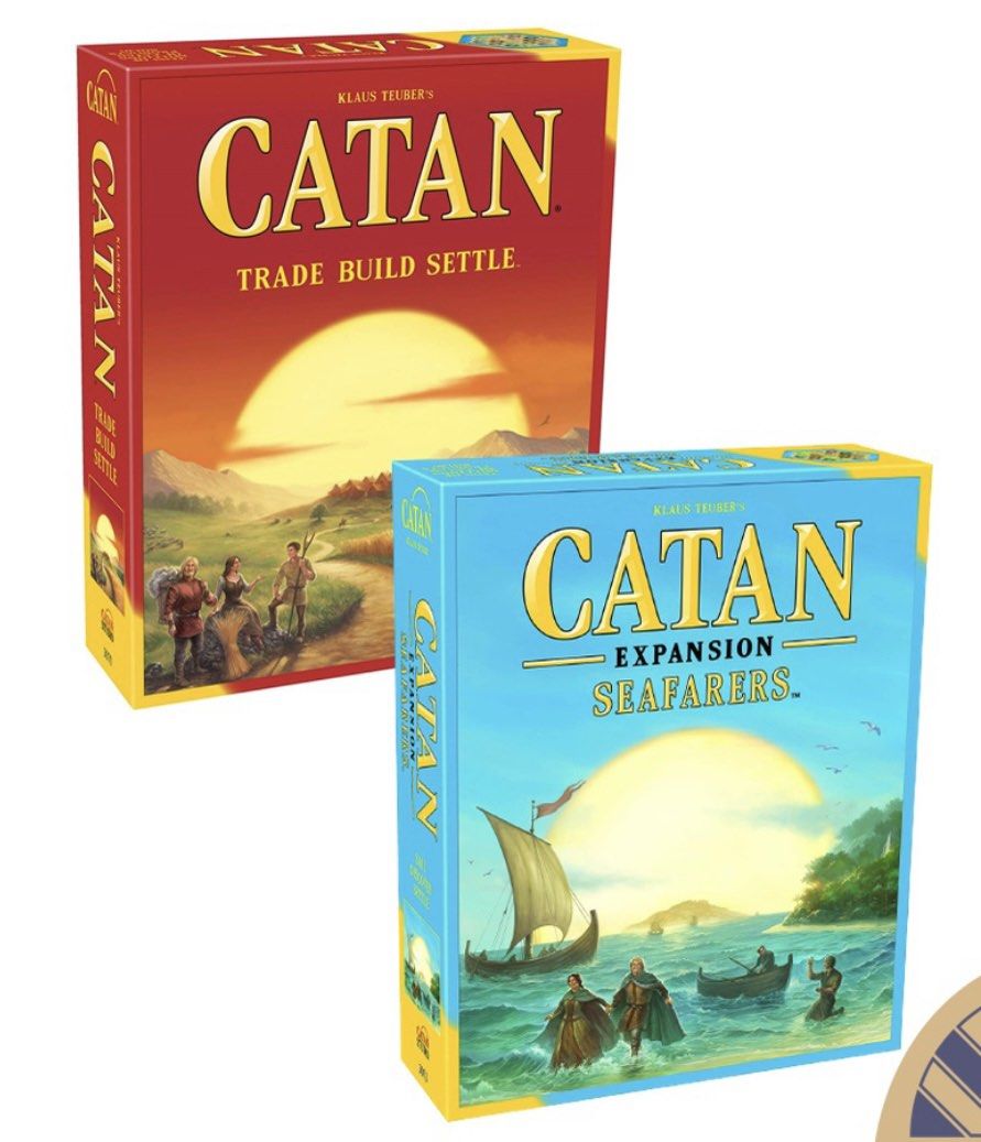CATAN Basic + Seafarers Expansion, Hobbies & Toys, Toys & Games on ...