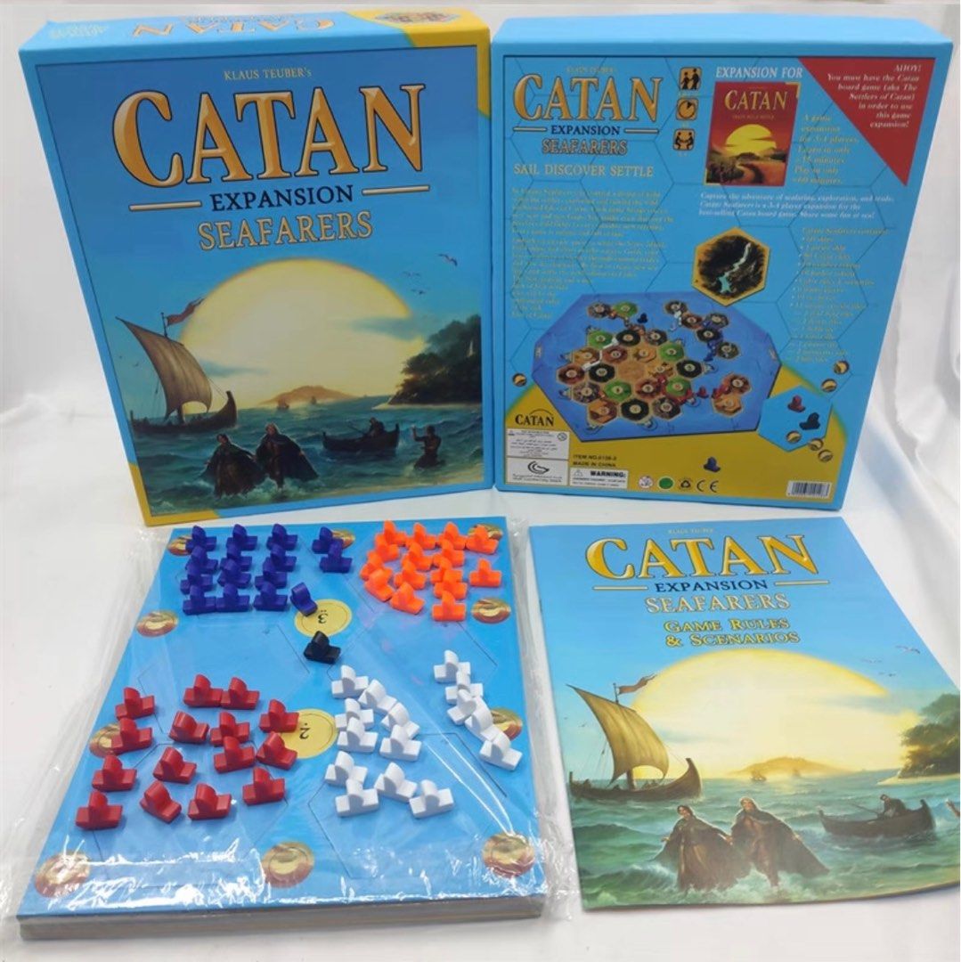 CATAN Basic + Seafarers Expansion, Hobbies & Toys, Toys & Games on ...