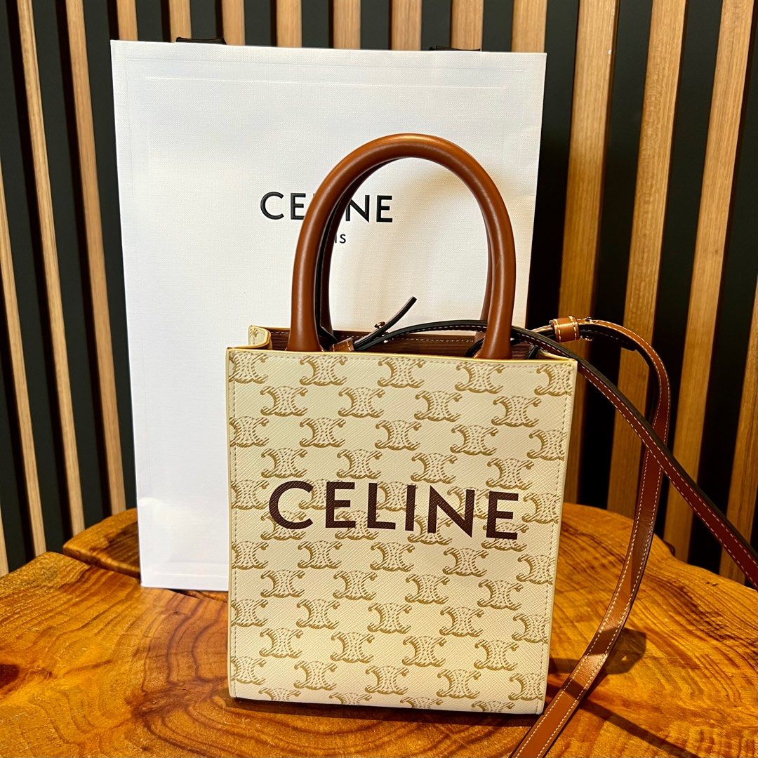 Celine Mini Cabas Vertical, Luxury, Bags & Wallets on Carousell