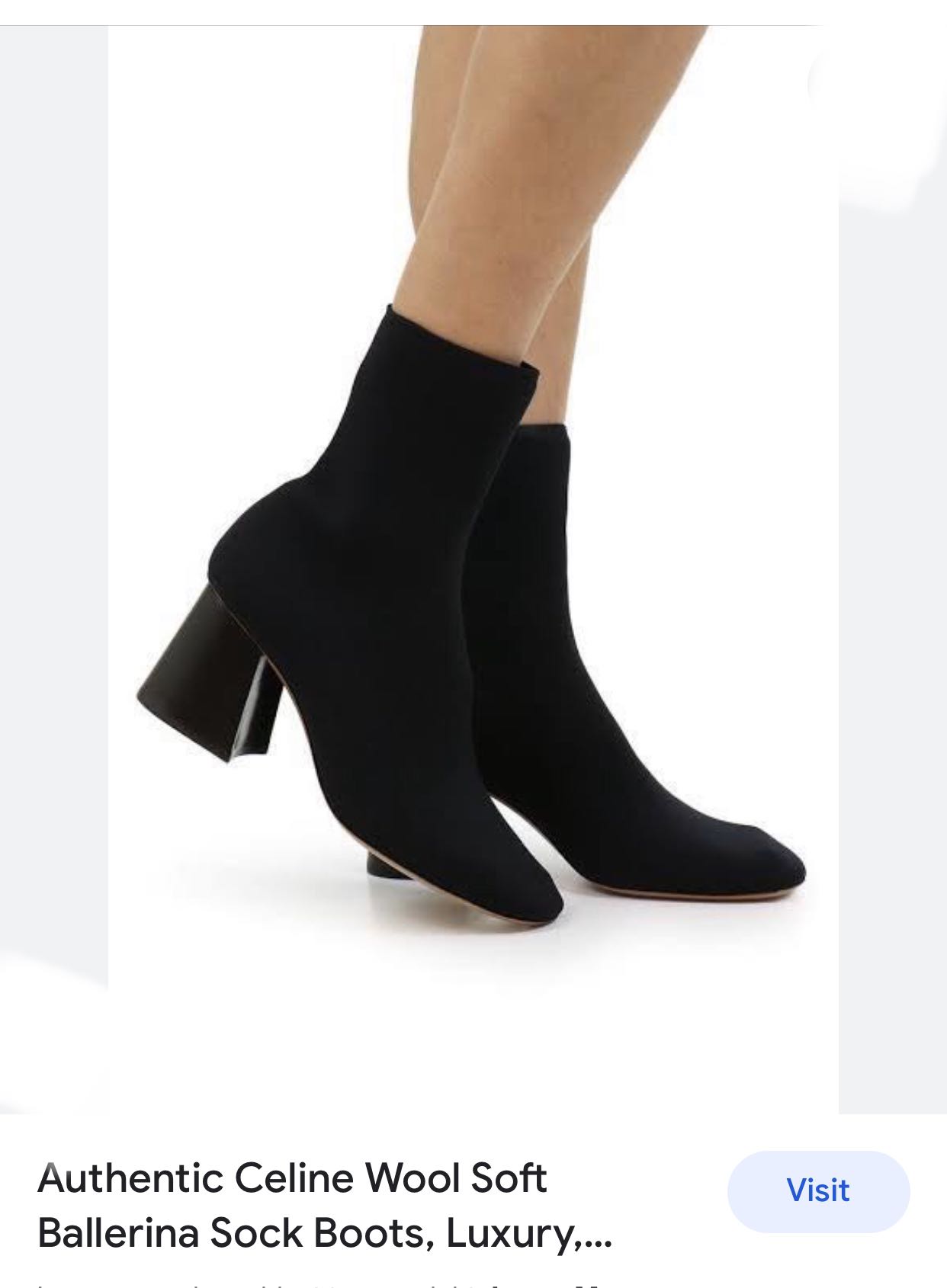 Celine sock boots, Luxury, Sneakers & Footwear on Carousell