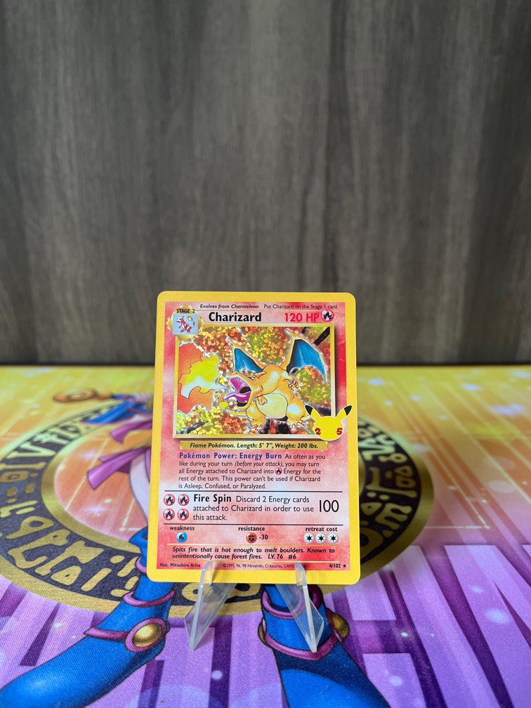 Charizard 25th anniversary Holo Rare, Hobbies & Toys, Toys & Games on ...