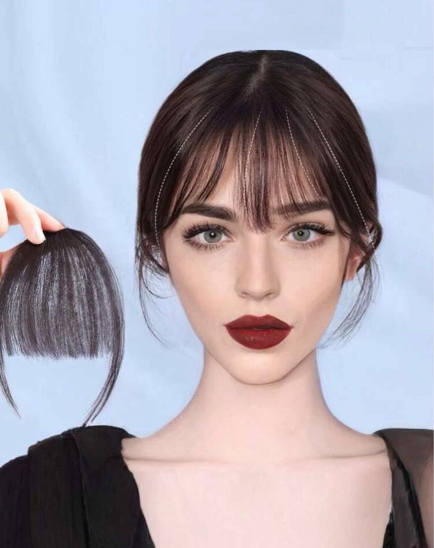 Clip in front bangs with sideburns, Beauty & Personal Care, Hair on ...