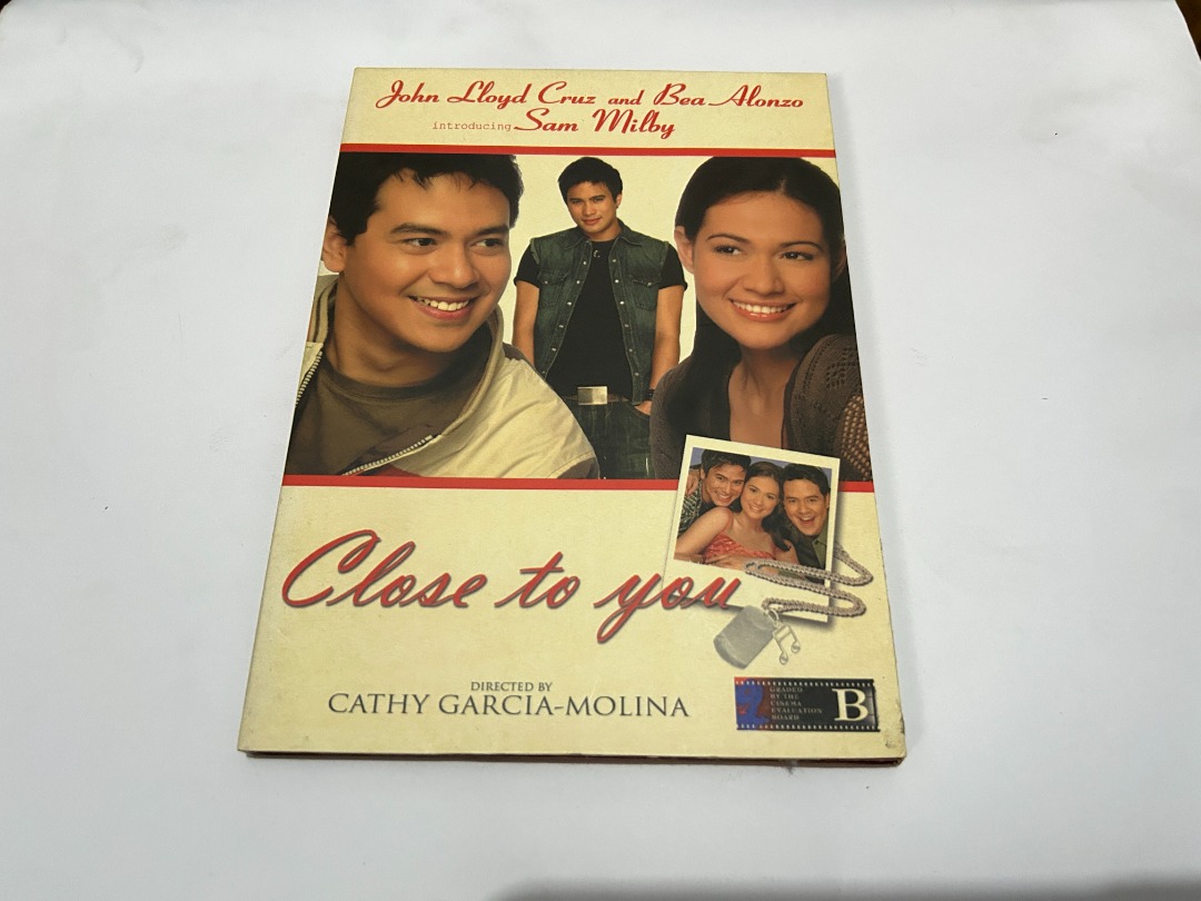 Close 2 U - Bea Alonzo, John Lloyd Cruz, Sam Milby DVD (Rare), Hobbies ...