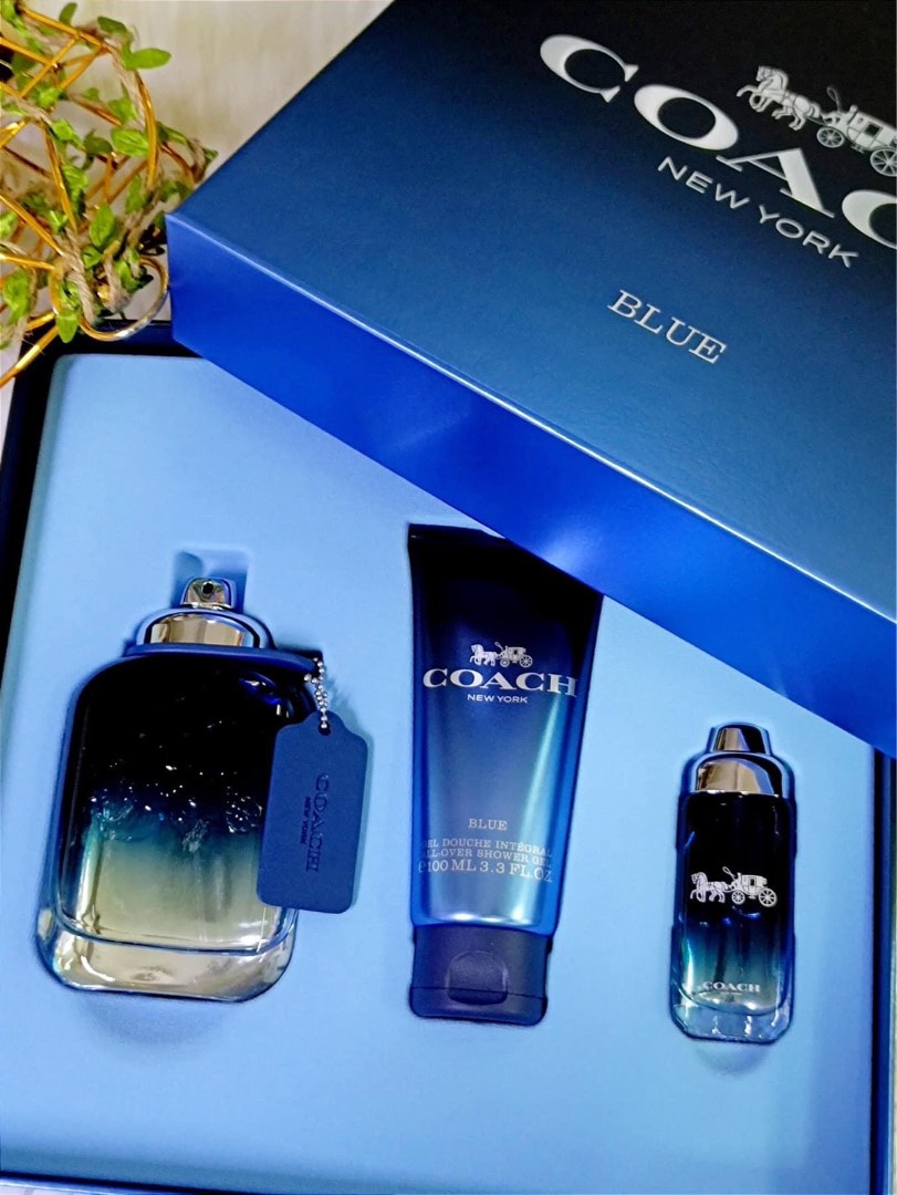 Coach Blue Edp Set on Carousell
