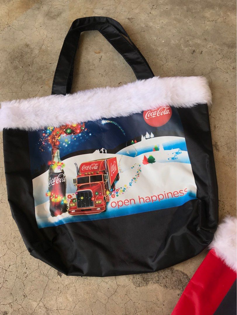 coca cola small tote bag, Women's Fashion, Bags & Wallets, Tote Bags on ...