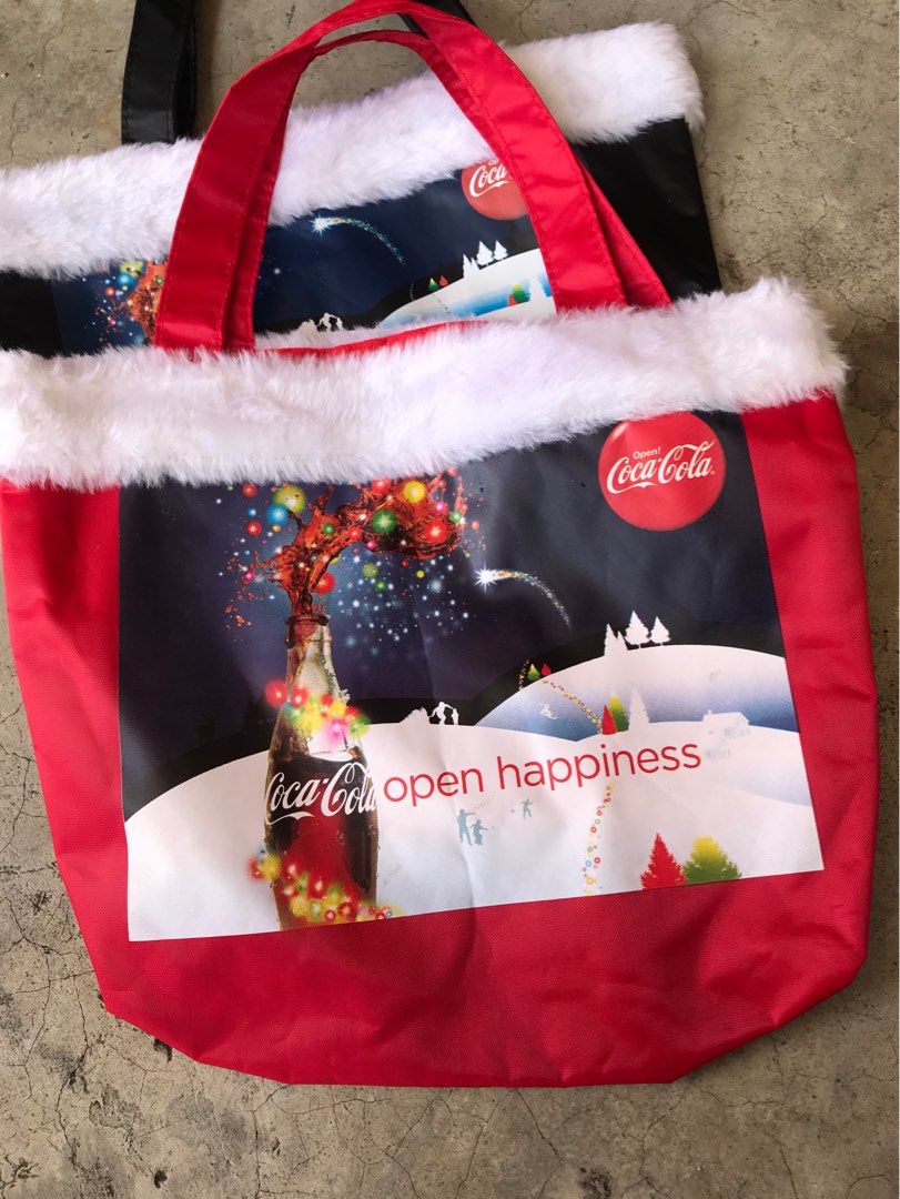 coca cola small tote bag, Women's Fashion, Bags & Wallets, Tote Bags on ...