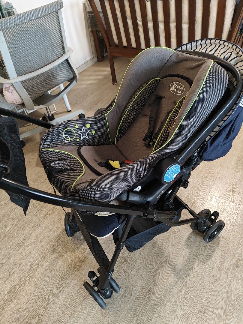 Combi Mechacal Handy Auto 4 Stroller FOC Car seat, Babies & Kids, Going ...