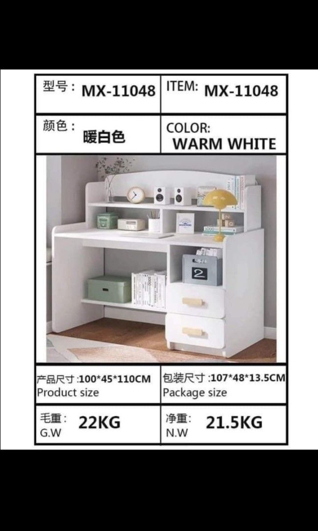 computer table, Furniture & Home Living, Office Furniture & Fixtures on ...