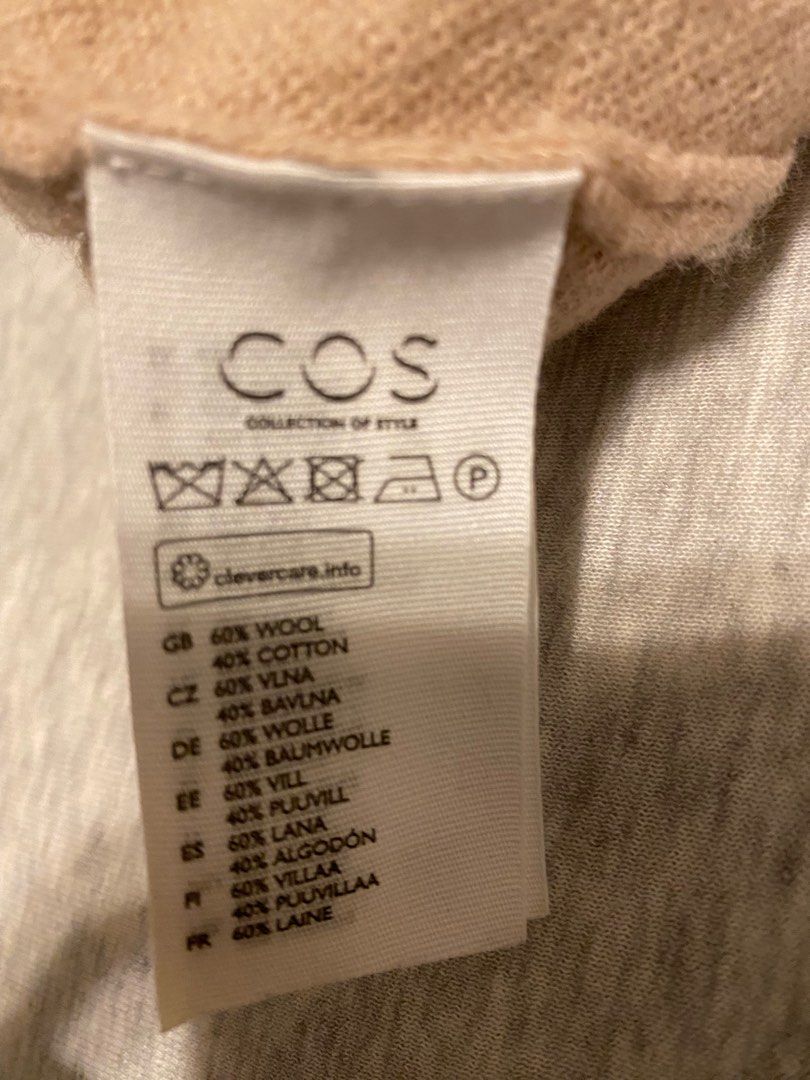 COS blush pink wool sweater, Men's Fashion, Tops & Sets, Sets ...