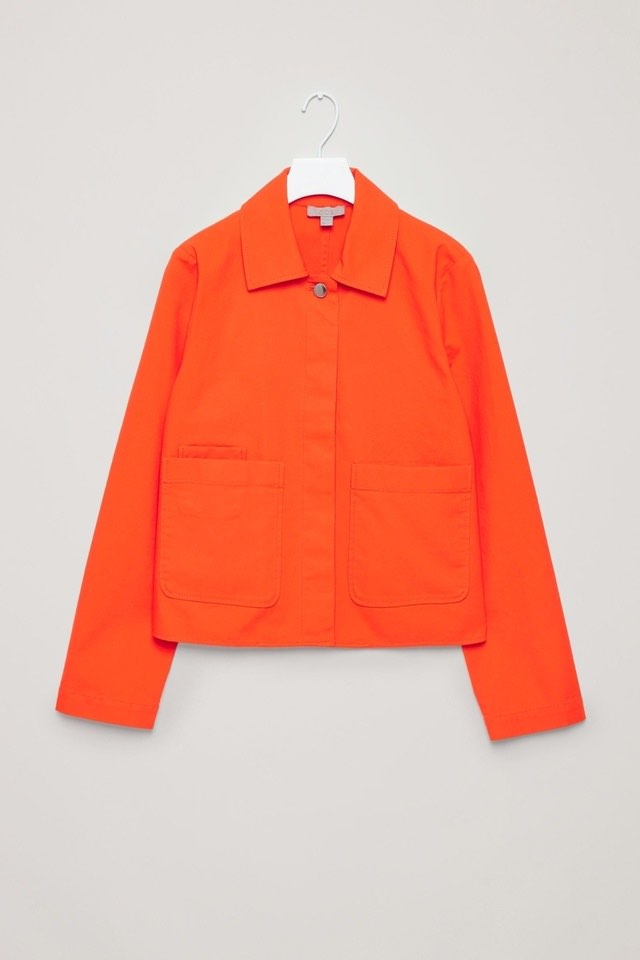 COS cropped boxy jacket, Women's Fashion, Coats, Jackets and Outerwear ...