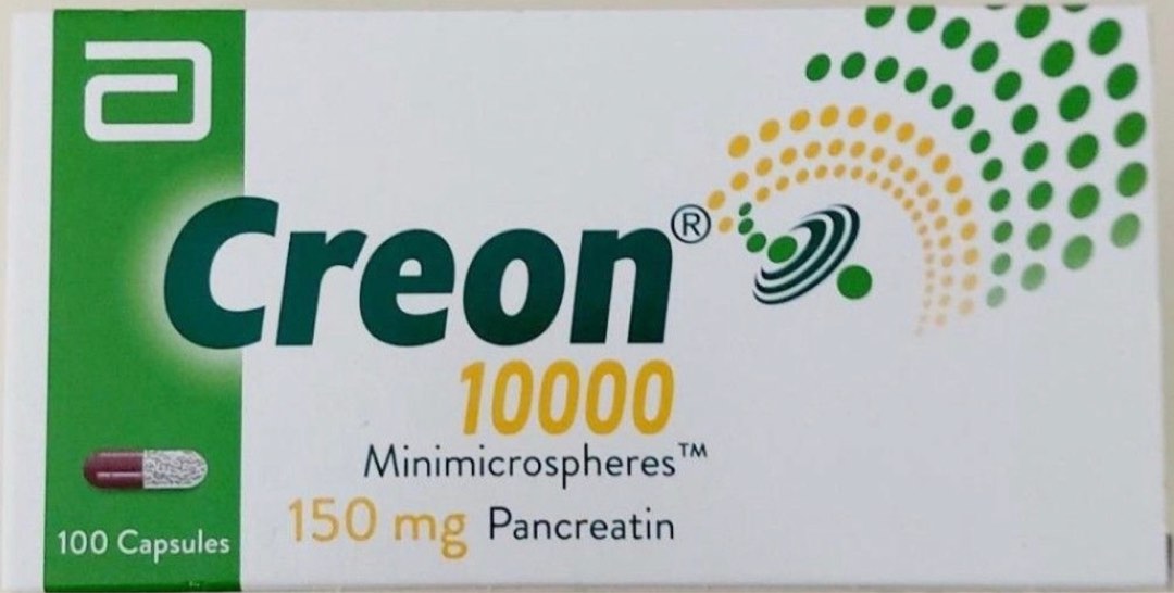 Creon 10000 150mg Pancreatin, Health & Nutrition, Health Supplements ...