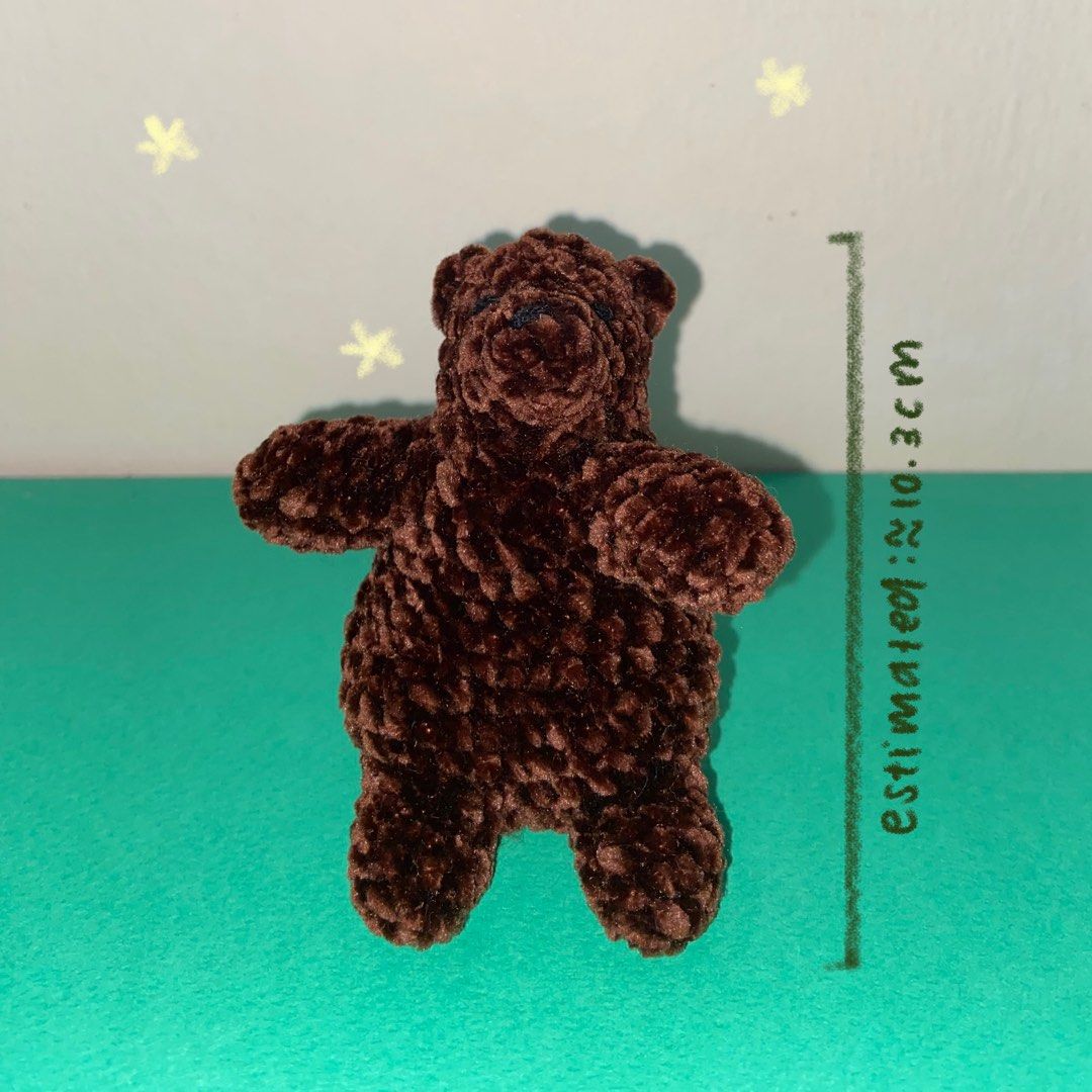 crochet djungelskog bear plushie | crocheted mini ikea bear | teddy ...
