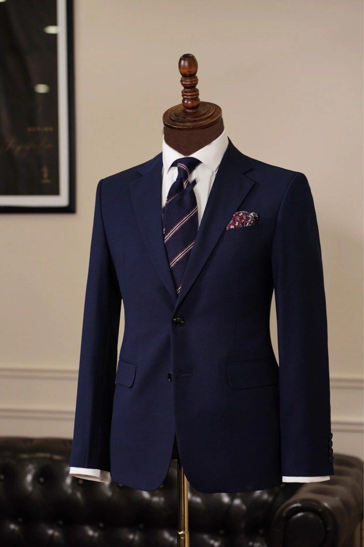 customize full suit tailor made office gentlemen wedding, Men's Fashion ...