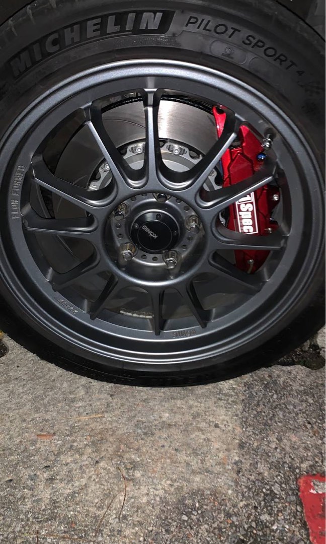 D1 BBK ( 4 POT ), Car Accessories, Tyres & Rims on Carousell