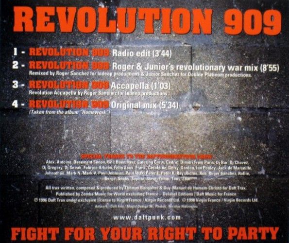 Daft Punk REVOLUTION 909 Single CDR, Hobbies & Toys, Music & Media, CDs ...