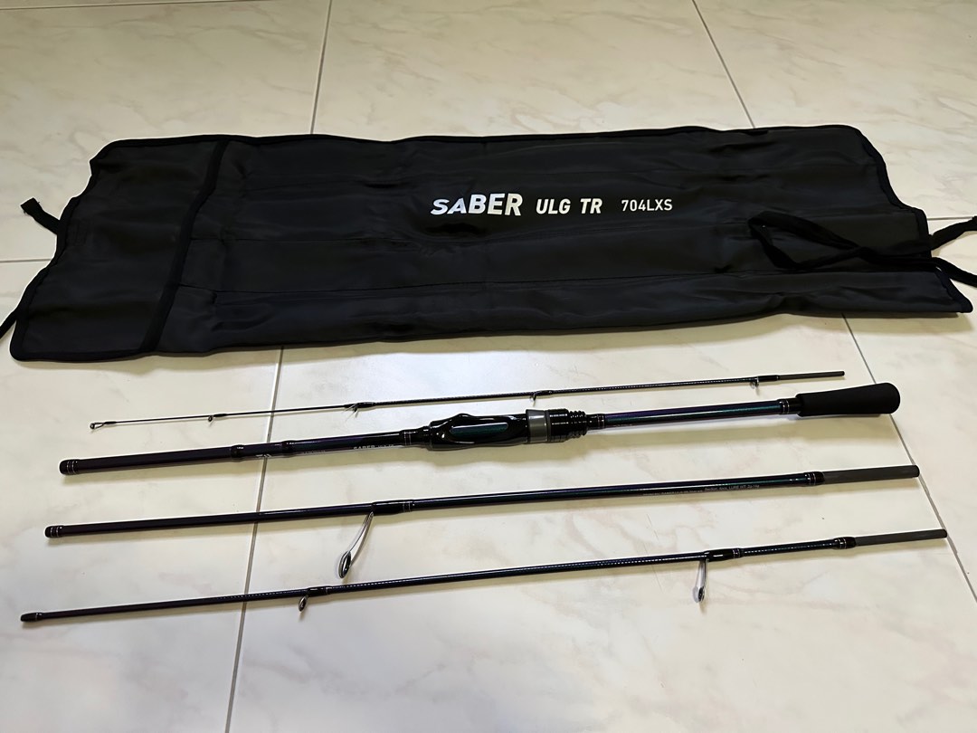 Daiwa Saber ULG Travel Rod, Sports Equipment, Fishing on Carousell