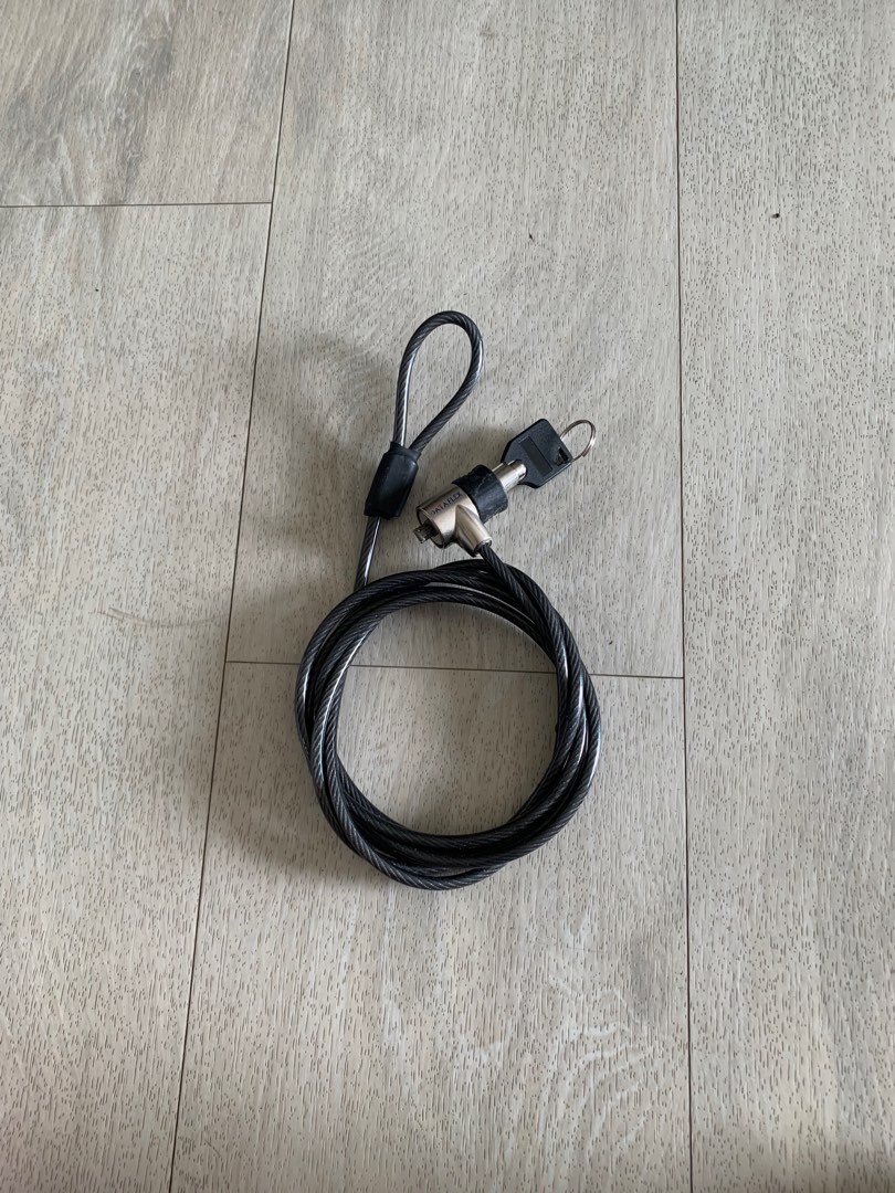 Dataflex Notebook Security Cable Lock (for Dell Or HP ) Wedge / Noble ...