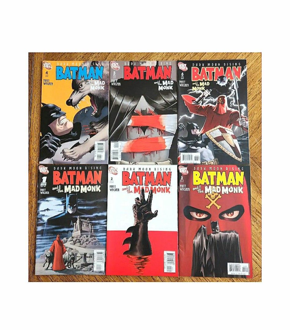 DC Comics Batman and the Mad Monk Complete 6 Issue Mini-Series Near ...