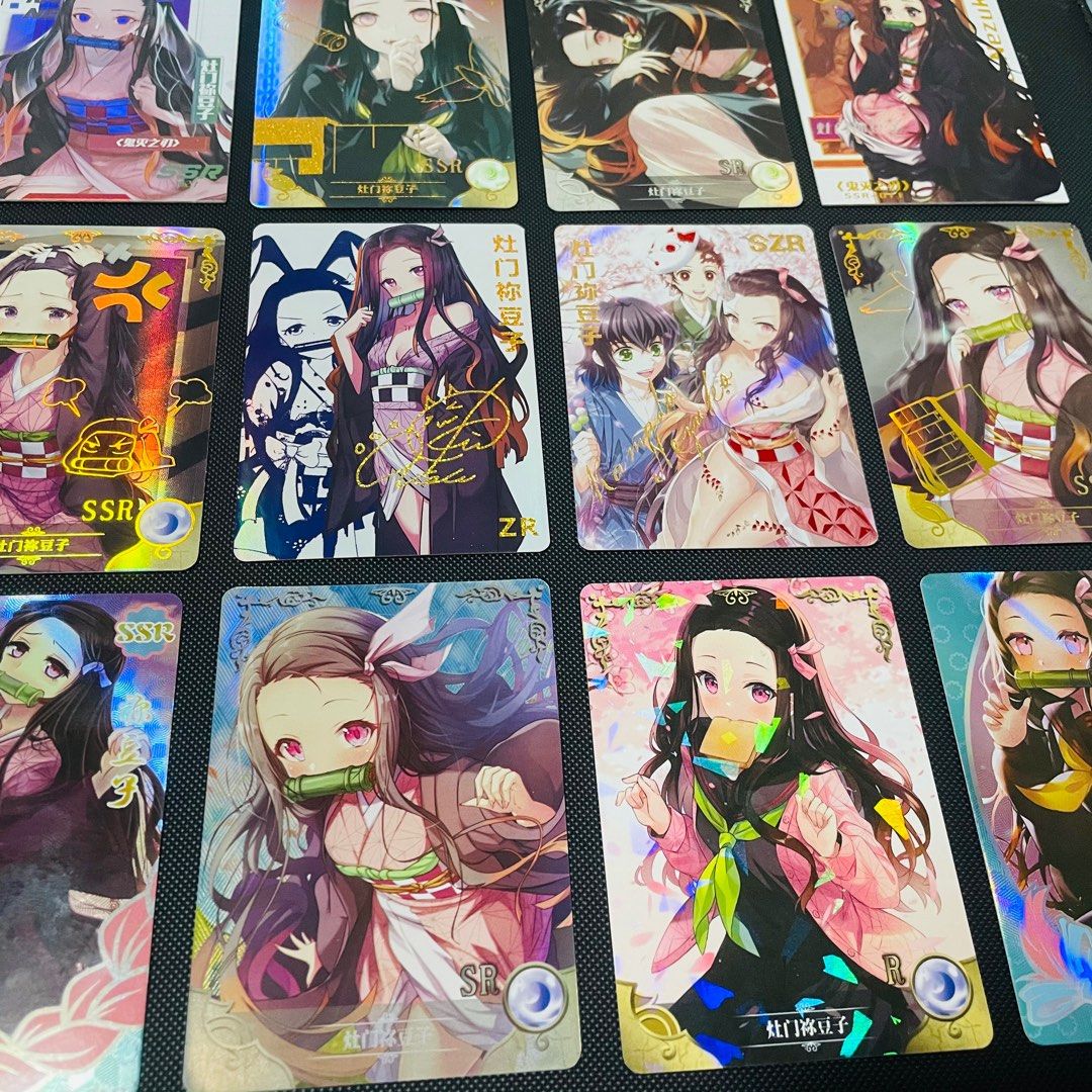 Demon Slayer Nezuko Kamado Goddess Story Card Collection Set, Hobbies ...