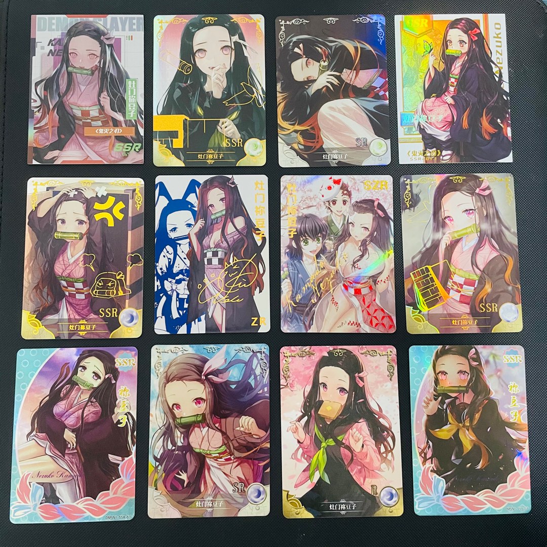 Demon Slayer Nezuko Kamado Goddess Story Card Collection Set, Hobbies ...