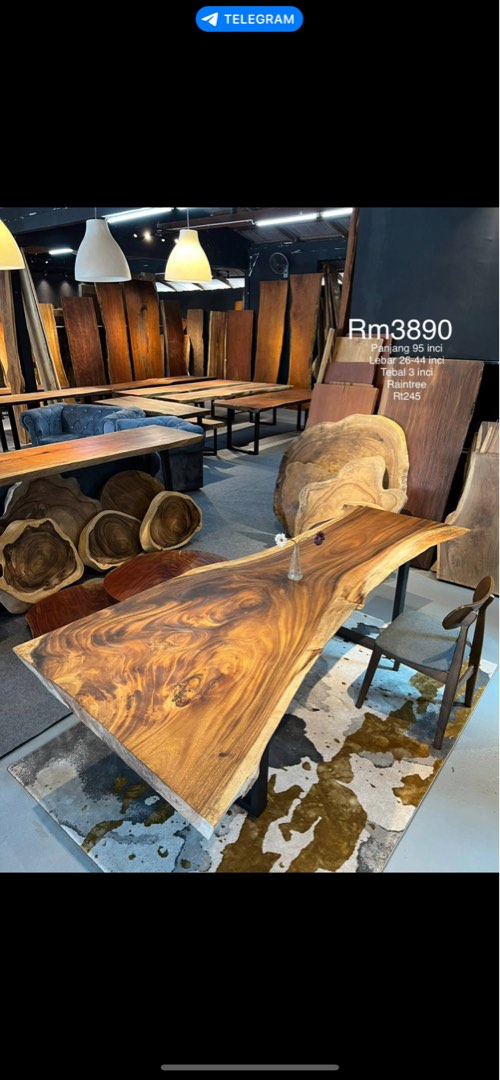 Dining table raintree, Furniture & Home Living, Furniture, Tables ...