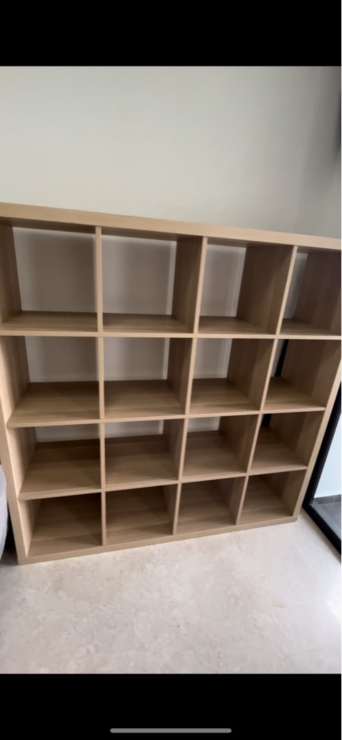 Dismantled-IKEA Kallax Shelving Unit 4*4, Furniture & Home Living ...