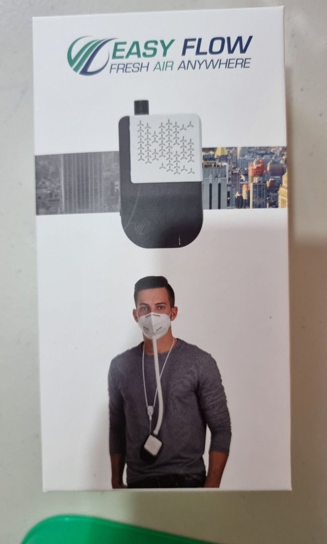 Easy Flow Personal Air Purifier and Respirator, Health & Nutrition ...