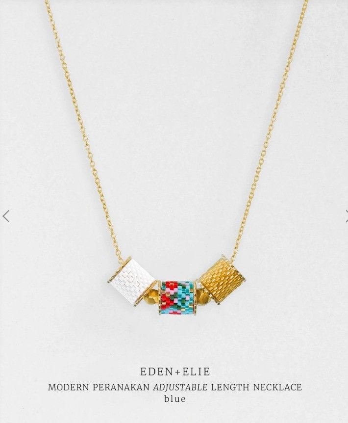 Eden + Elie Peranakan bead necklace, Women's Fashion, Jewelry ...