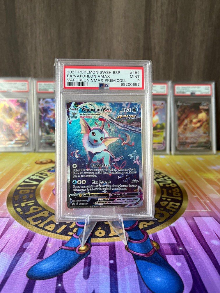 Eeveelutions VMAX premium collection full set PSA 9, Hobbies & Toys ...