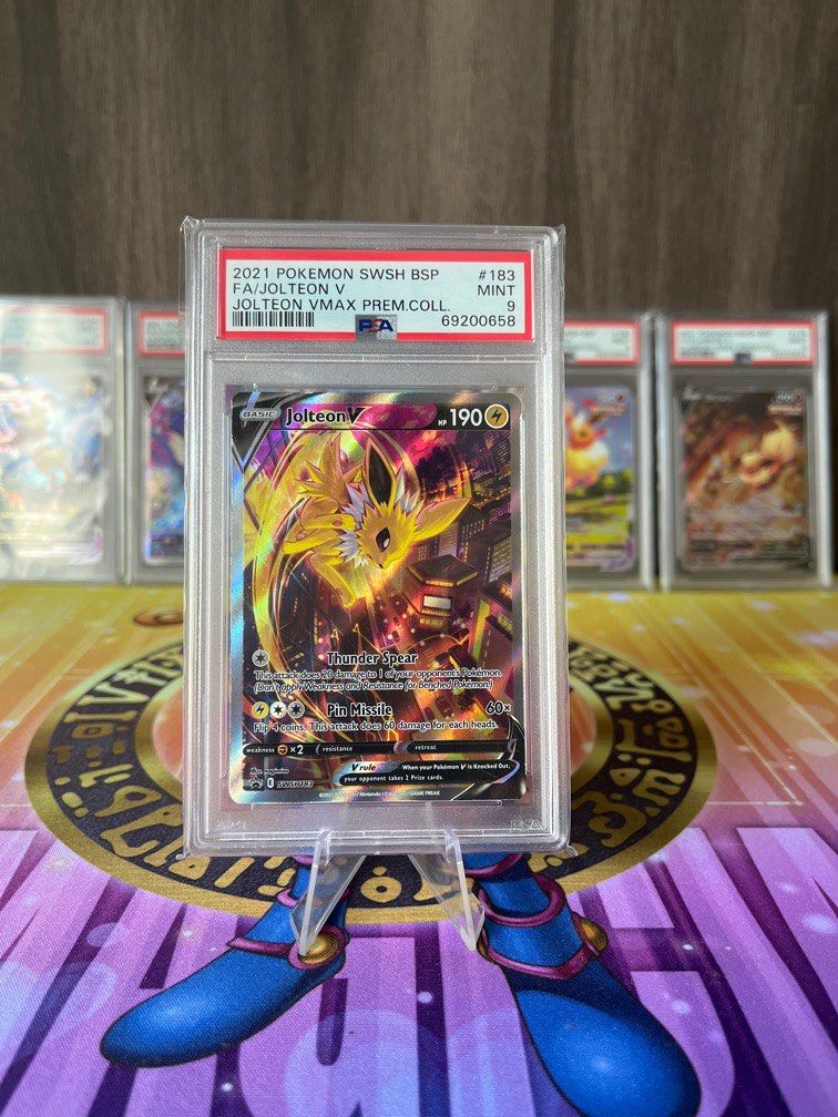 Eeveelutions VMAX premium collection full set PSA 9, Hobbies & Toys ...