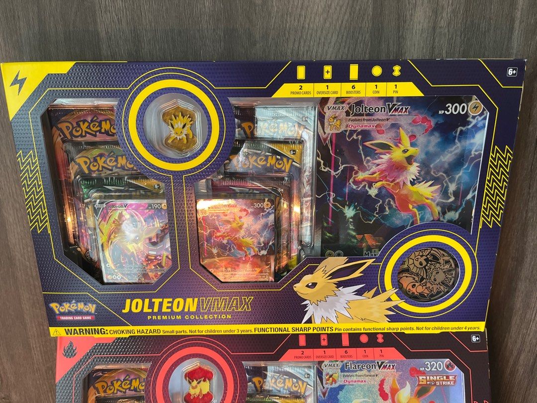 Eeveelutions Vmax premium collection box, set of 3, Hobbies & Toys ...