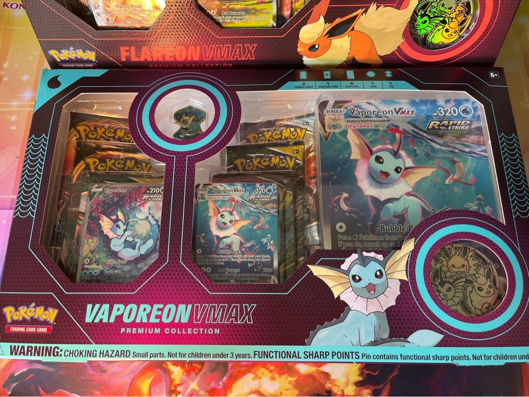 Eeveelutions Vmax premium collection box, set of 3, Hobbies & Toys ...