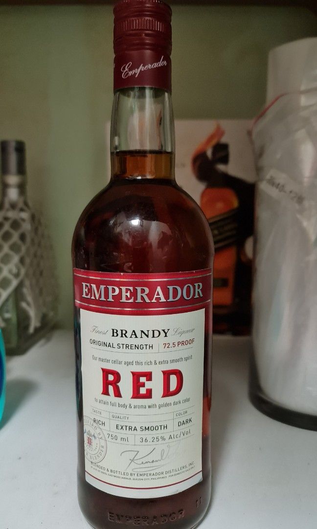 Emperador Red Brandy 750ml, Food & Drinks, Alcoholic Beverages on Carousell