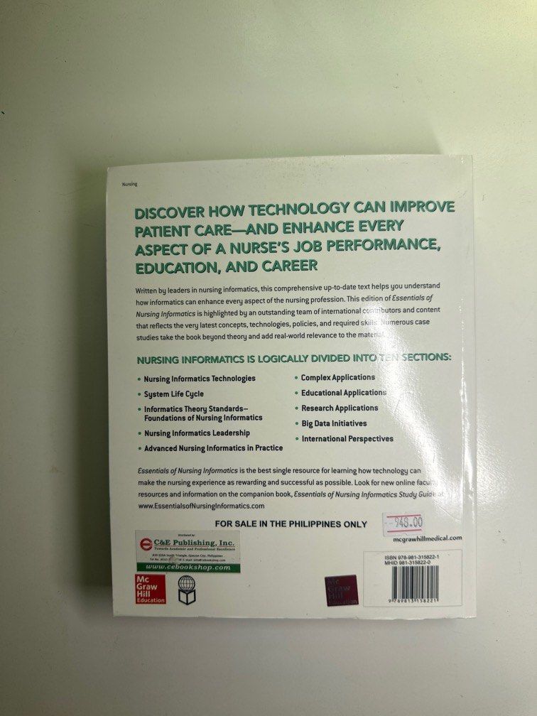 Essentials of Nursing Informatics (6th Edition) Saba & McCormick on ...