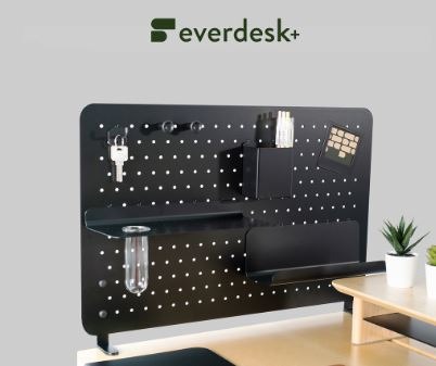 Everdesk+ Pegboard Panel / Pegboard Accessories - Desk Organizer, No ...