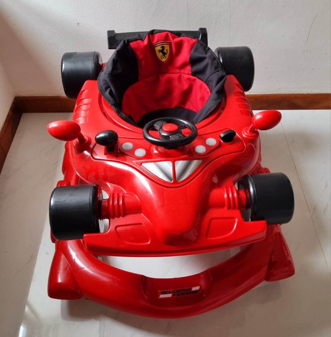 Ferrari F1 Baby Walker, Babies & Kids, Infant Playtime on Carousell