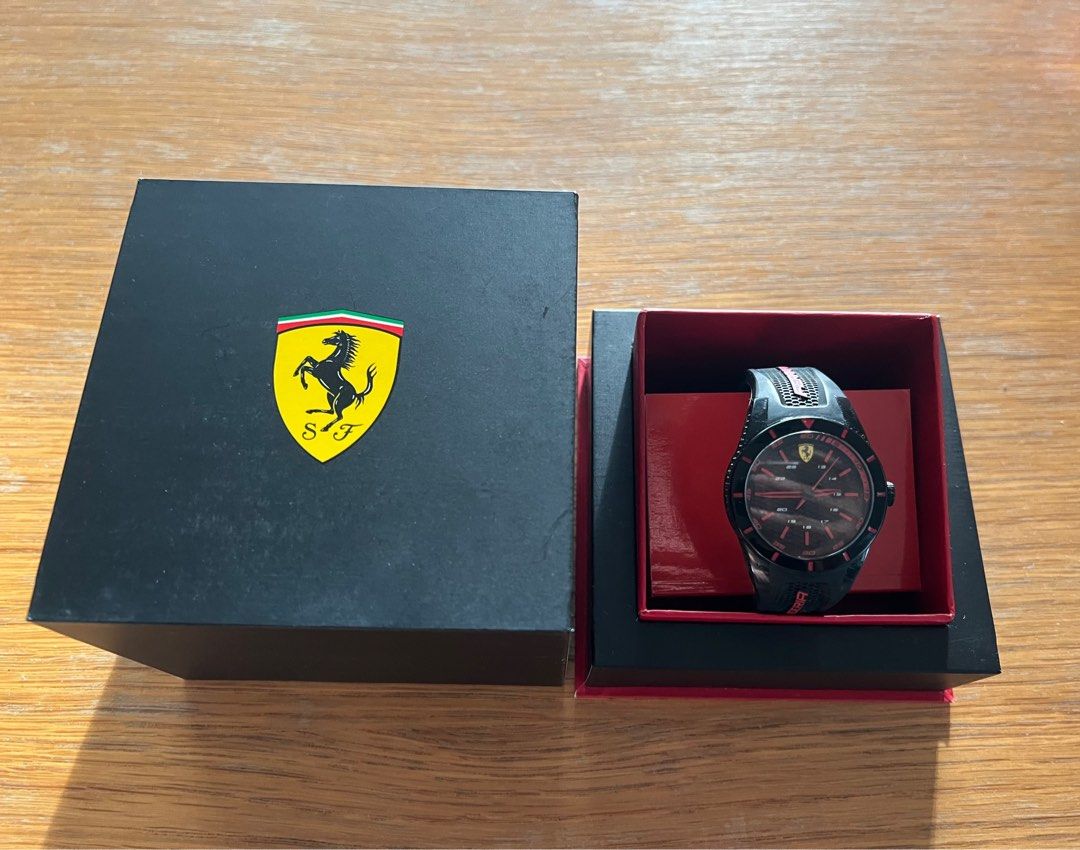 Ferrari Watch, Men's Fashion, Watches & Accessories, Watches on Carousell