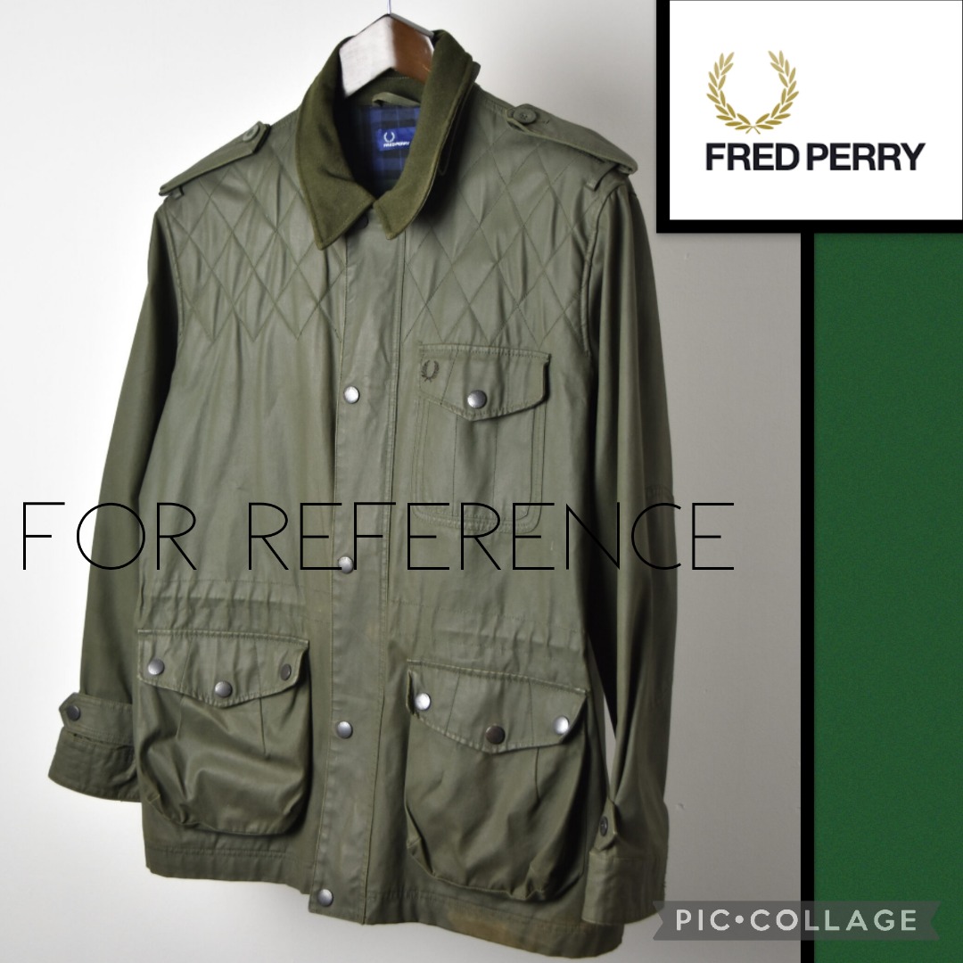 Fred Perry Waxed Cotton Field/Hunting Jacket (M), Men's Fashion, Coats ...