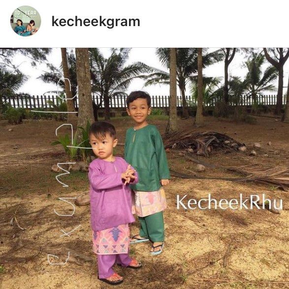 [FREE POSTAGE] Kecheek Baju Melayu free sampin, Babies & Kids, Babies ...