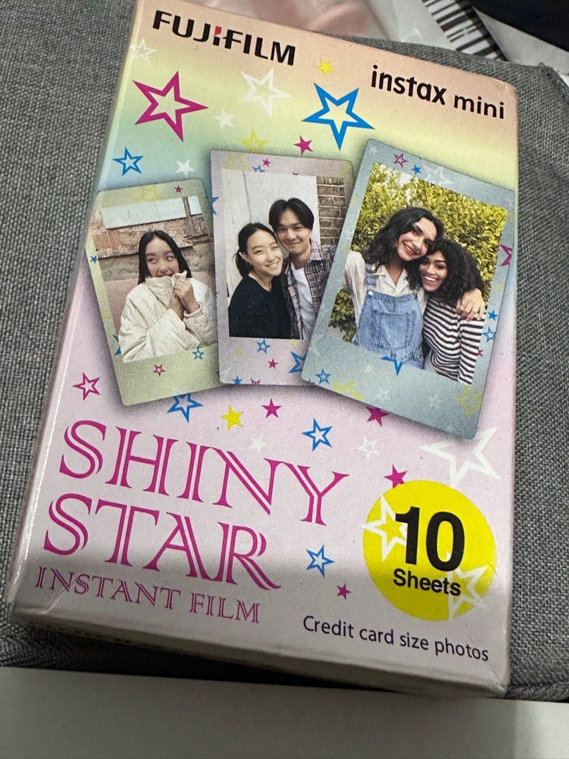 Fujifilm instax shiny star film, Photography, Cameras on Carousell