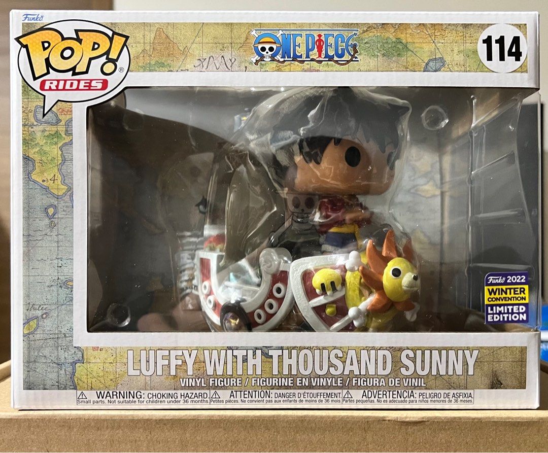 Funko POP ONE PIECE Luffy with Thousand Sunny & Roronoa Zoro, Hobbies ...
