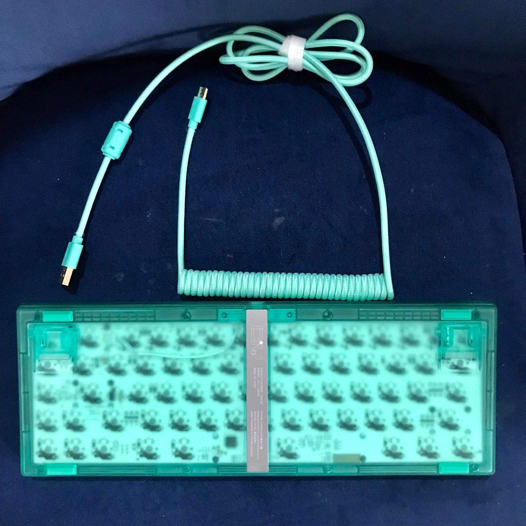 GAS67 Barebones + 67 Milky Yellow Switches Mechanical Keyboard (Fully ...