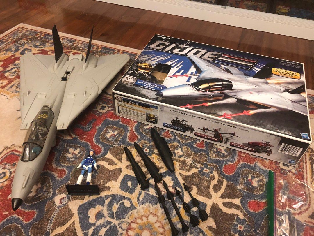 Gi joe sky striker 25th anniversary plus scarlett pilot on Carousell