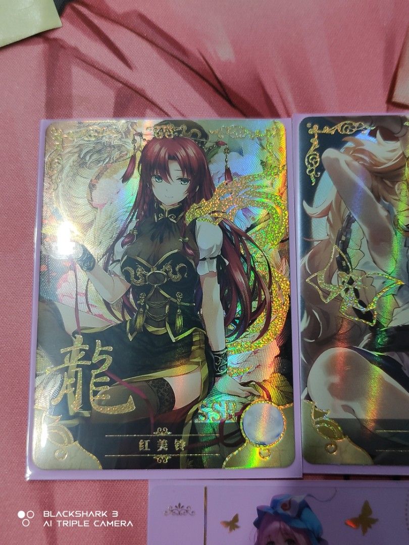 Goddess Story FR/SSR doijin tcg - Satori Komeiji,Yuyuko,Cirno &etc ...