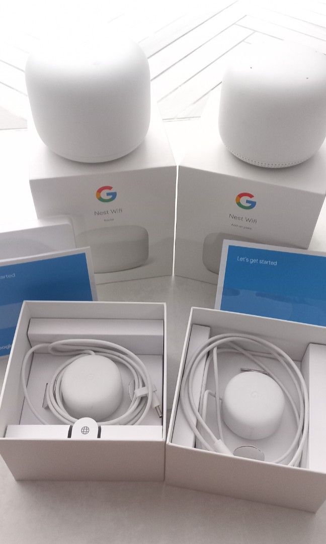 Google Wifi Router and Add-on Point, Computers & Tech, Parts ...