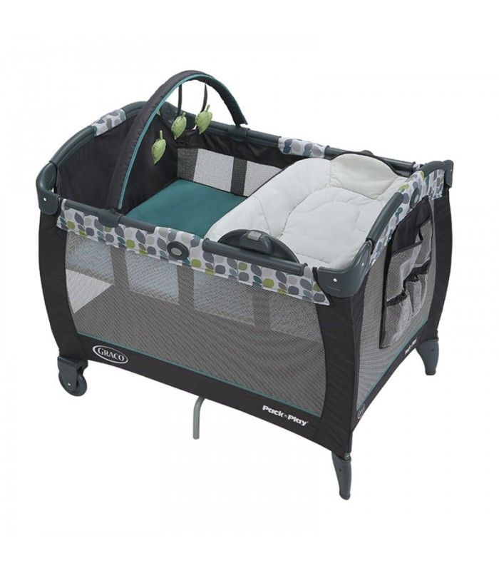 Graco Playpen FREE Rocker, Babies & Kids, Baby Nursery & Kids Furniture ...