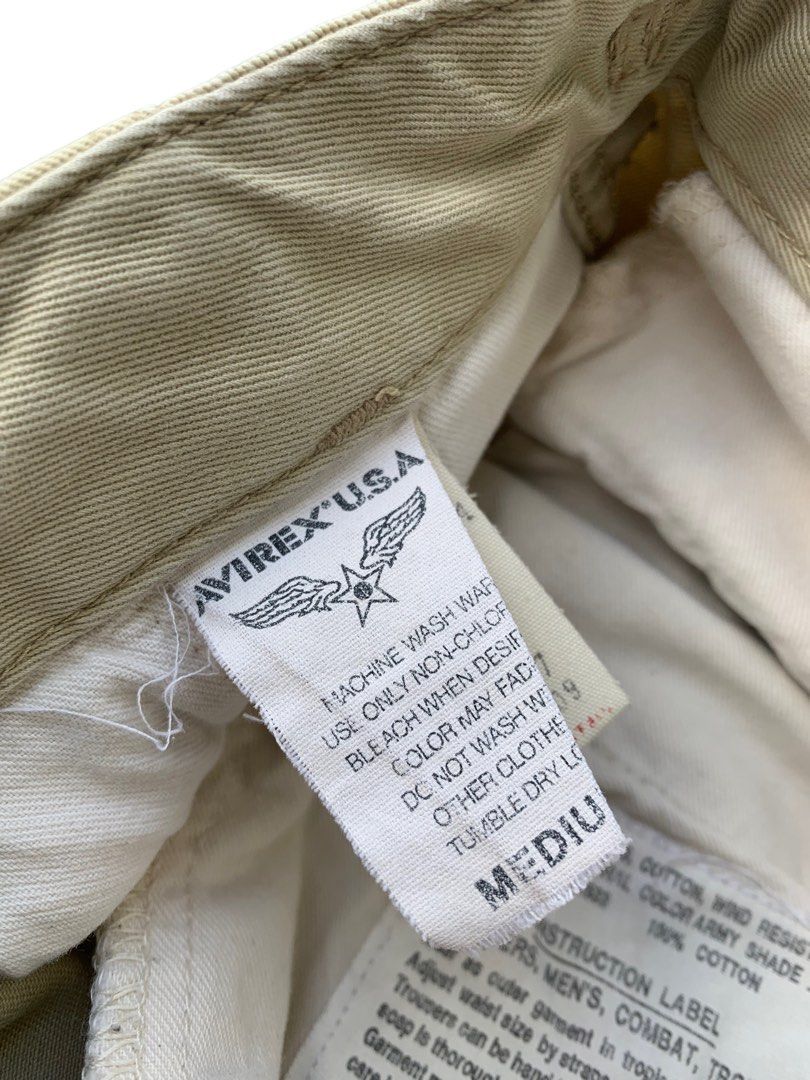 Grailed* US MILITARY Avirex Baggy Cargos Beige, Men's Fashion, Bottoms, Trousers on Carousell